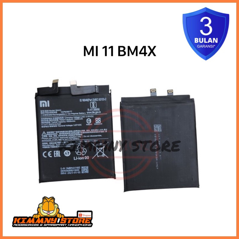 Jual BATTERY BATERAI BATRE XIAOMI MI 11 BM4X ORIGINAL BERGARANSI | Shopee Indonesia