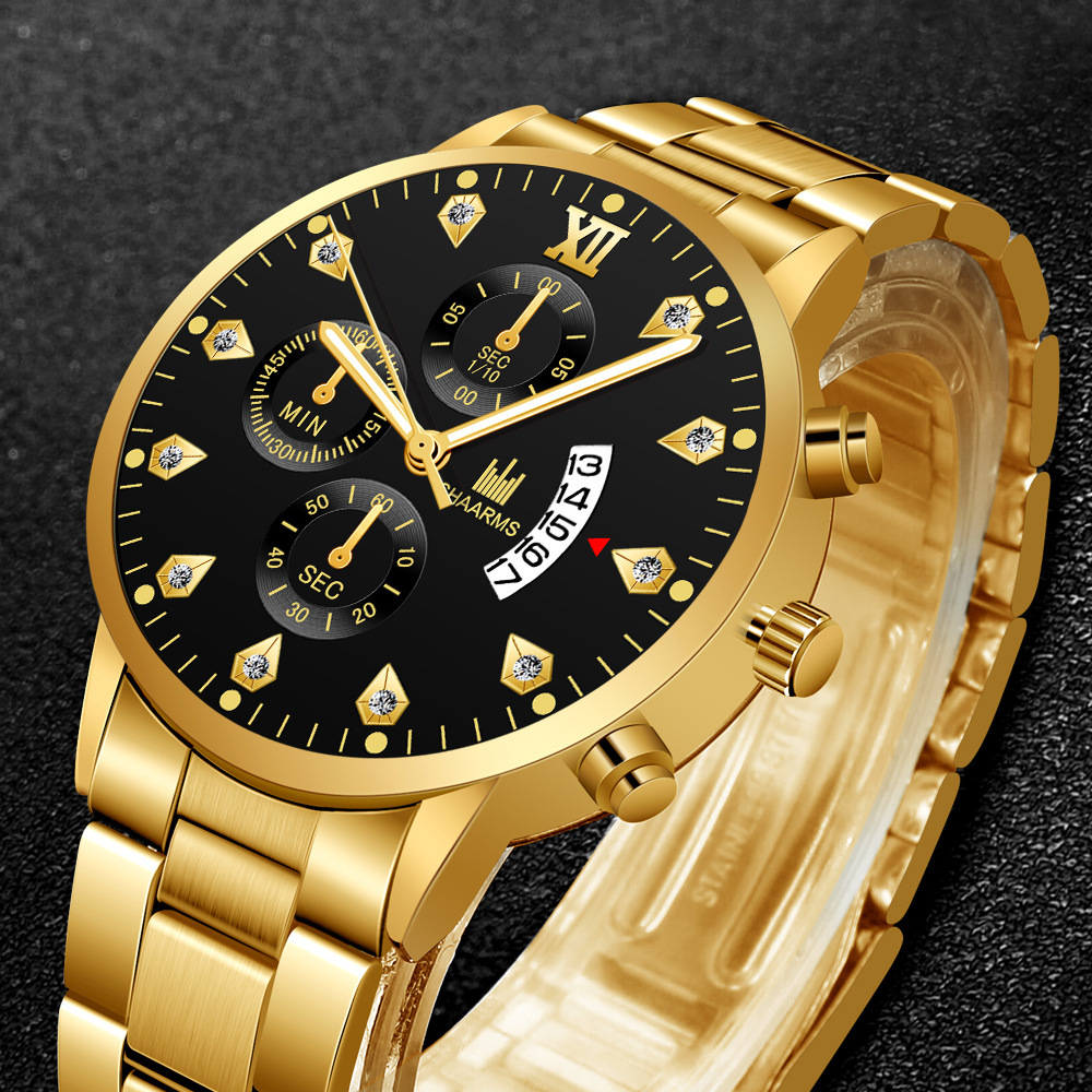 Jual Jam Tangan Pria Anti Air Original Sharms Luxury Stainless Steel ...