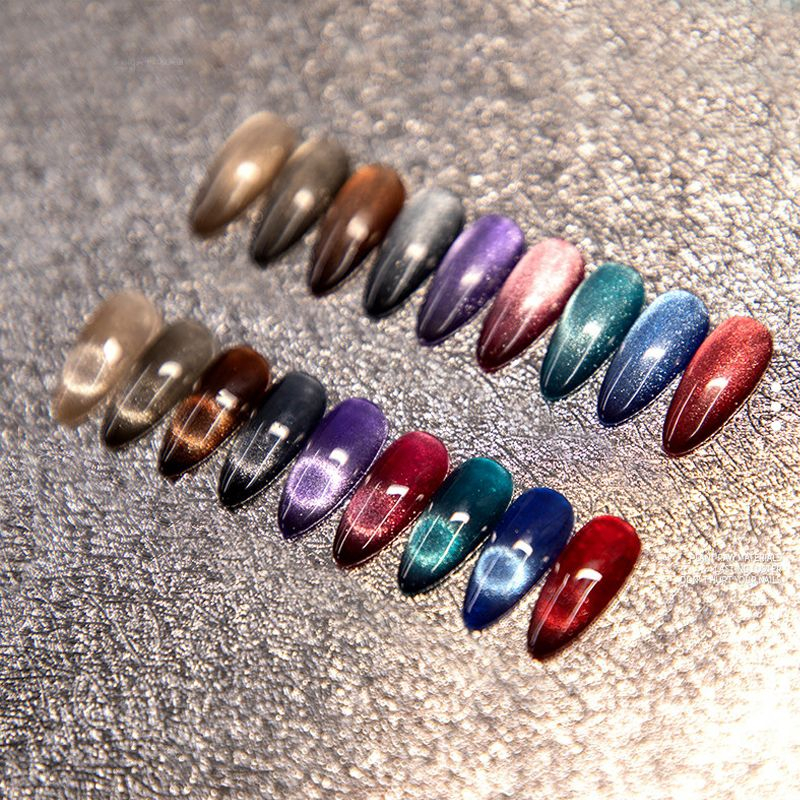 Jual NLSM GEL DYNAMIC CAT EYE GEL 40 COLOR POLISH SUPER SHINY / NLSM ...