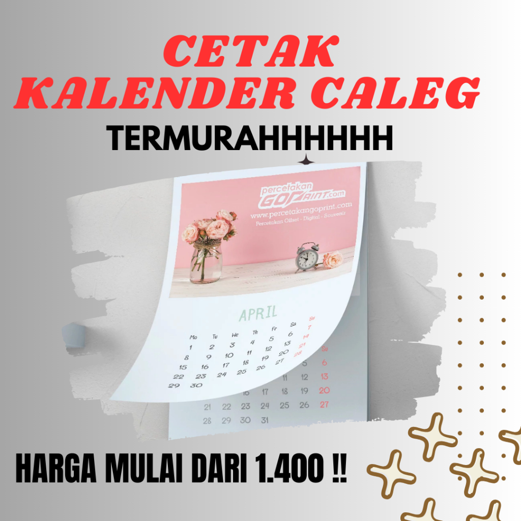 Jual CETAK KALENDER 2024 CUSTOM CALEG PARTAI FREE DESAIN TERMURAH ...