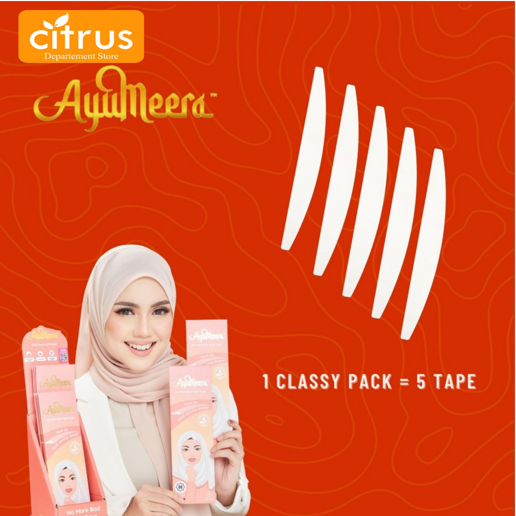 Jual Ayumeera Tape Hijab CLASSY @ 5 Strip | Shopee Indonesia