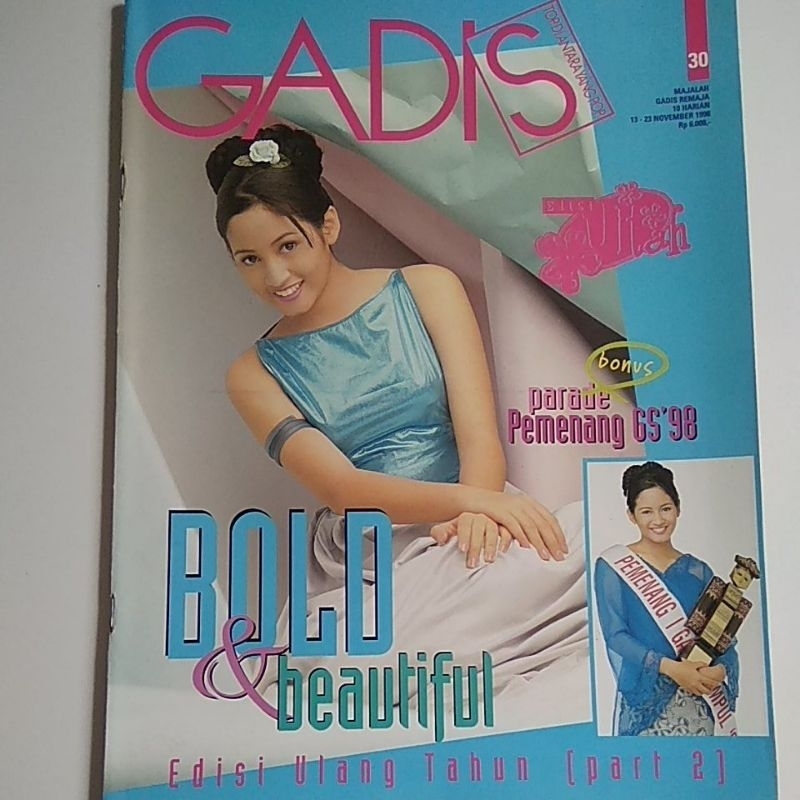Jual Majalah Gadis Edisi Ultah Tahun 1998 Cover Novarinta | Shopee Indonesia