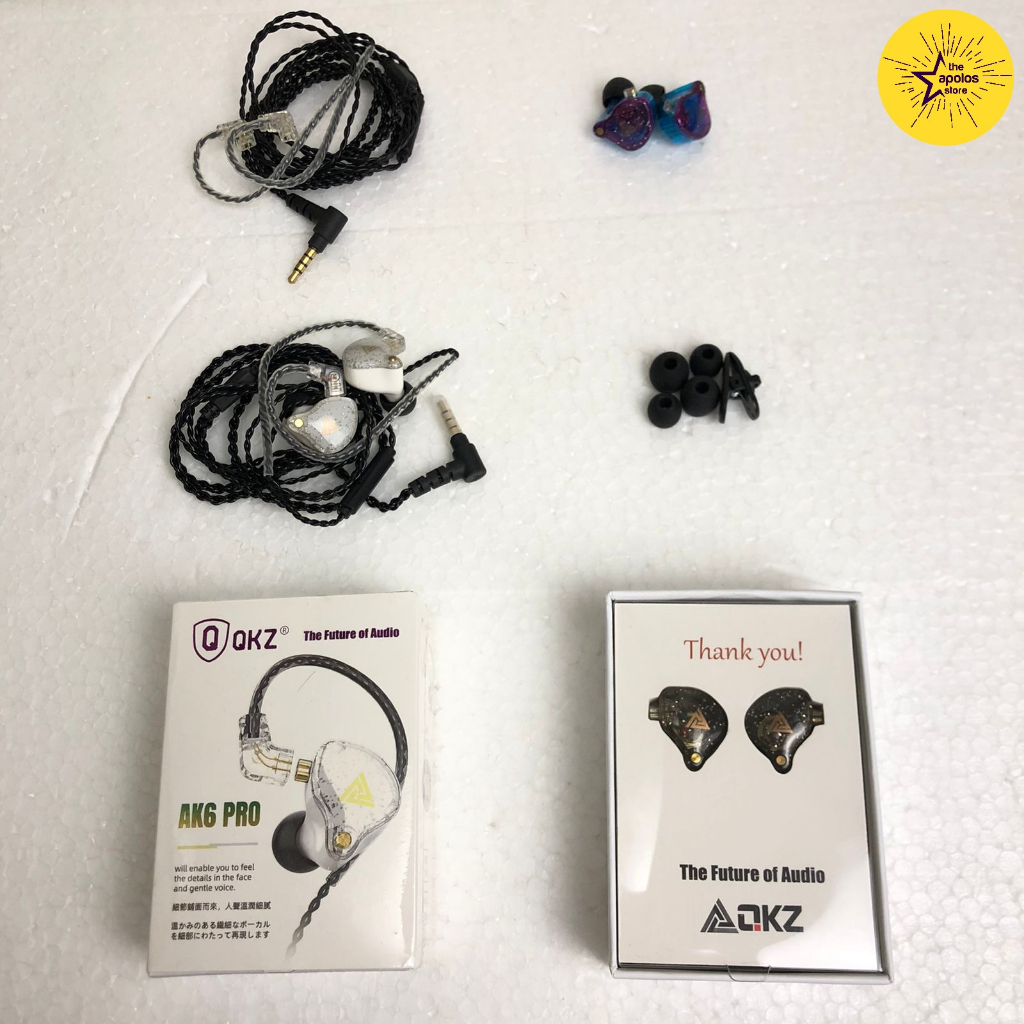 Jual QKZ AK6 PRO Sport Earphone with Mic Detachable Cable original ...
