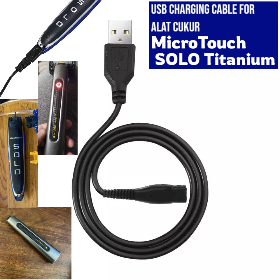 Jual Kabel Charger Usb Shaver MicroTouch SOLO Titanium Alat Cukur ...
