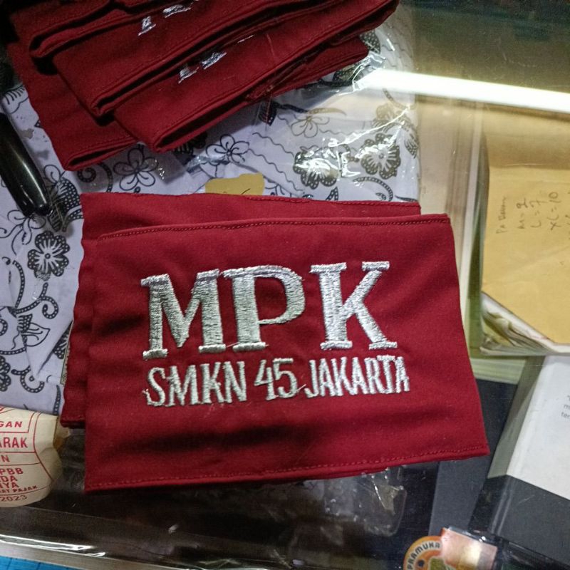 Jual ban lengan PMI tanda pengenal custom bahan Japan drill dan ban ...
