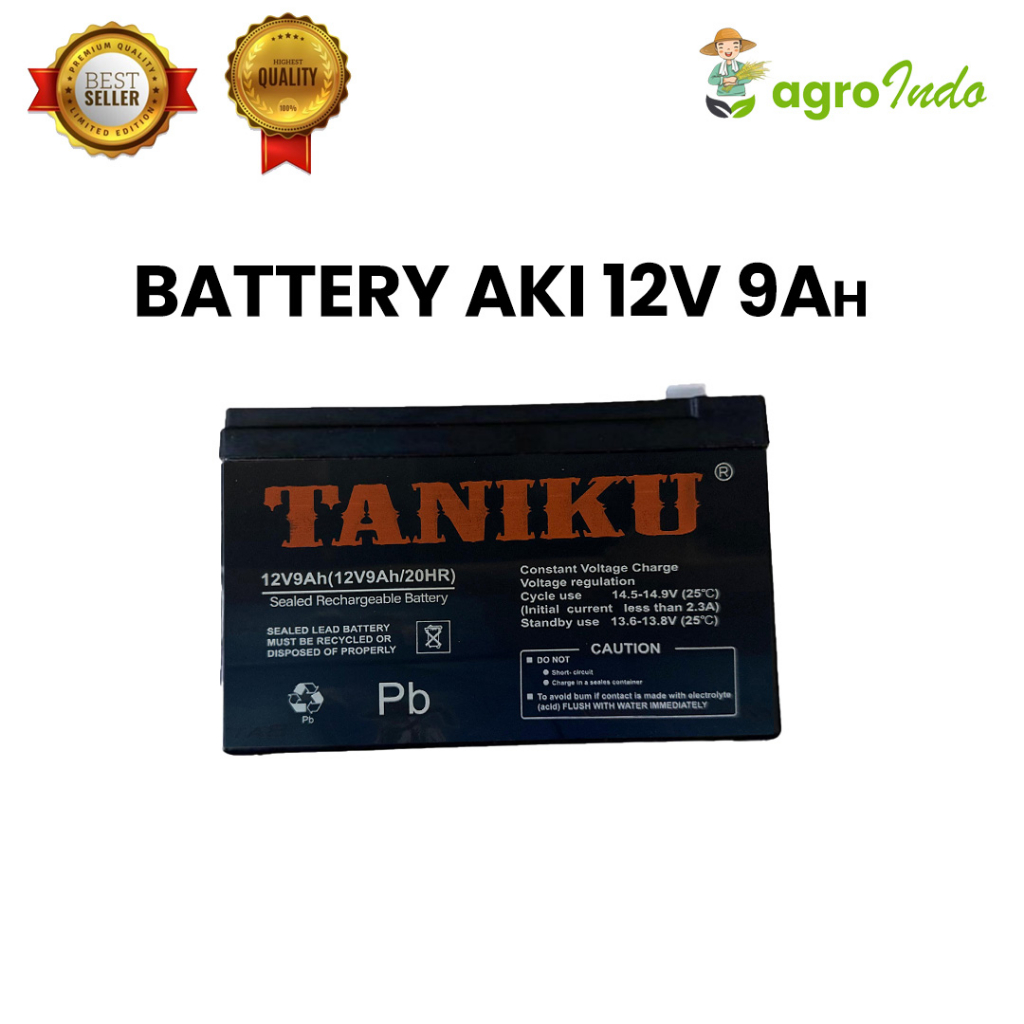 Jual BATTERY AKI 12V 9ah | Shopee Indonesia