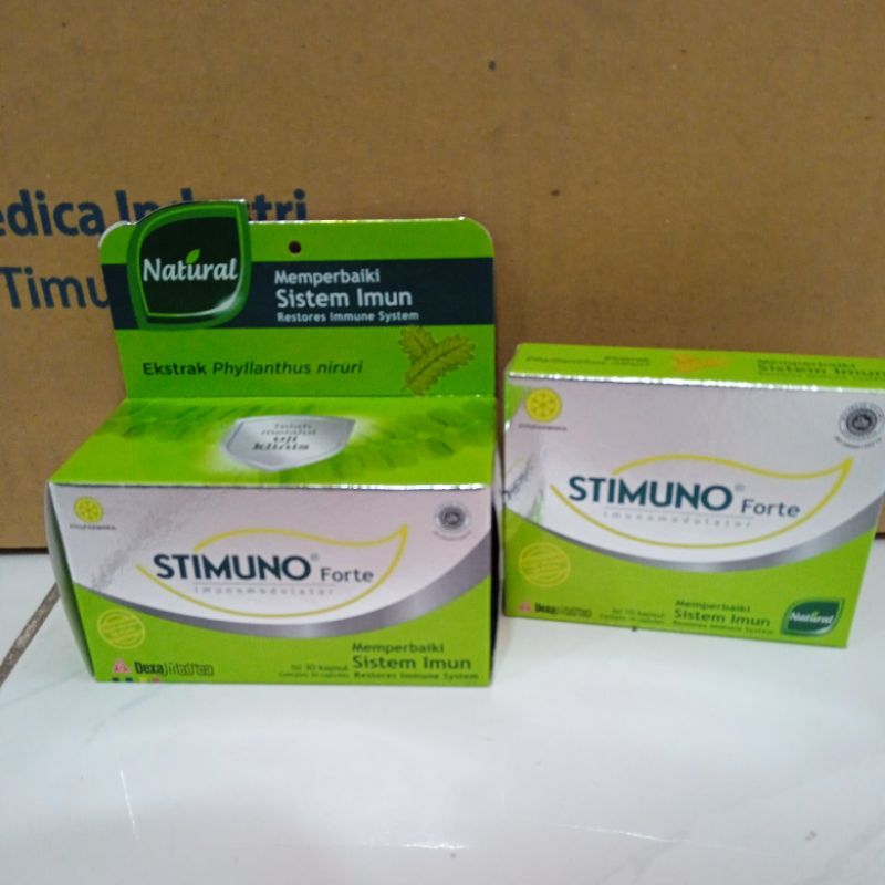 Jual Stimuno Botol Isi 30 Kap / Stimuno Dus Isi 10 Kap / Sistem Imun ...