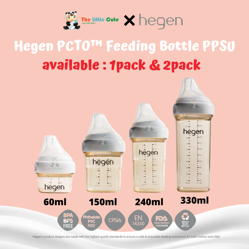 Jual Hegen Botol Susu PPSU Feeding Bottle PPSU 60ml 150m 240ml 330ml 1pack 2 pack | Shopee Indonesia