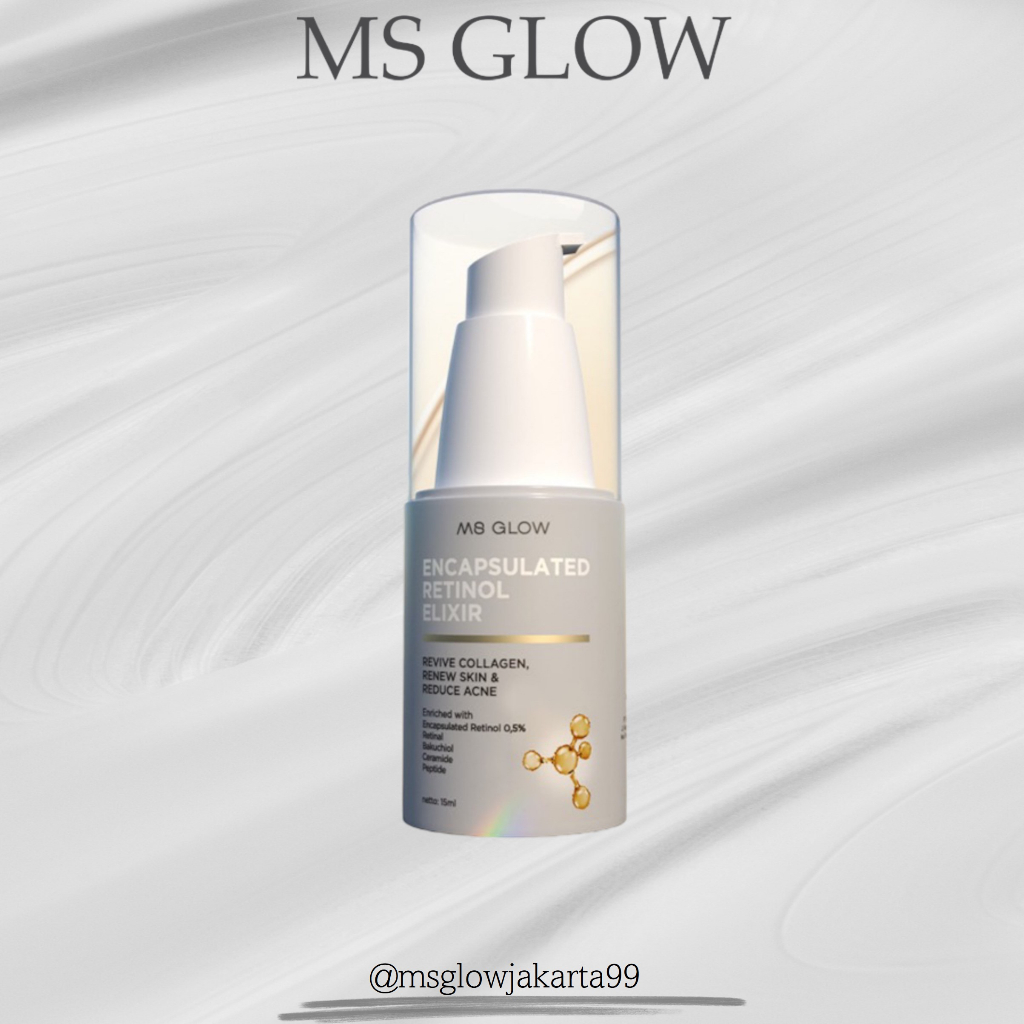Jual MS GLOW Encapsulated Retinol Elixir Anti Aging 15ml | Shopee Indonesia