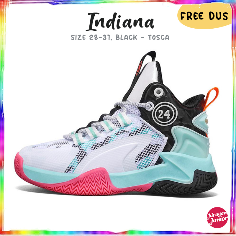 Jual Juragan Junior [COD] Sepatu Basket INDIANA Sepatu anak Perempuan ...