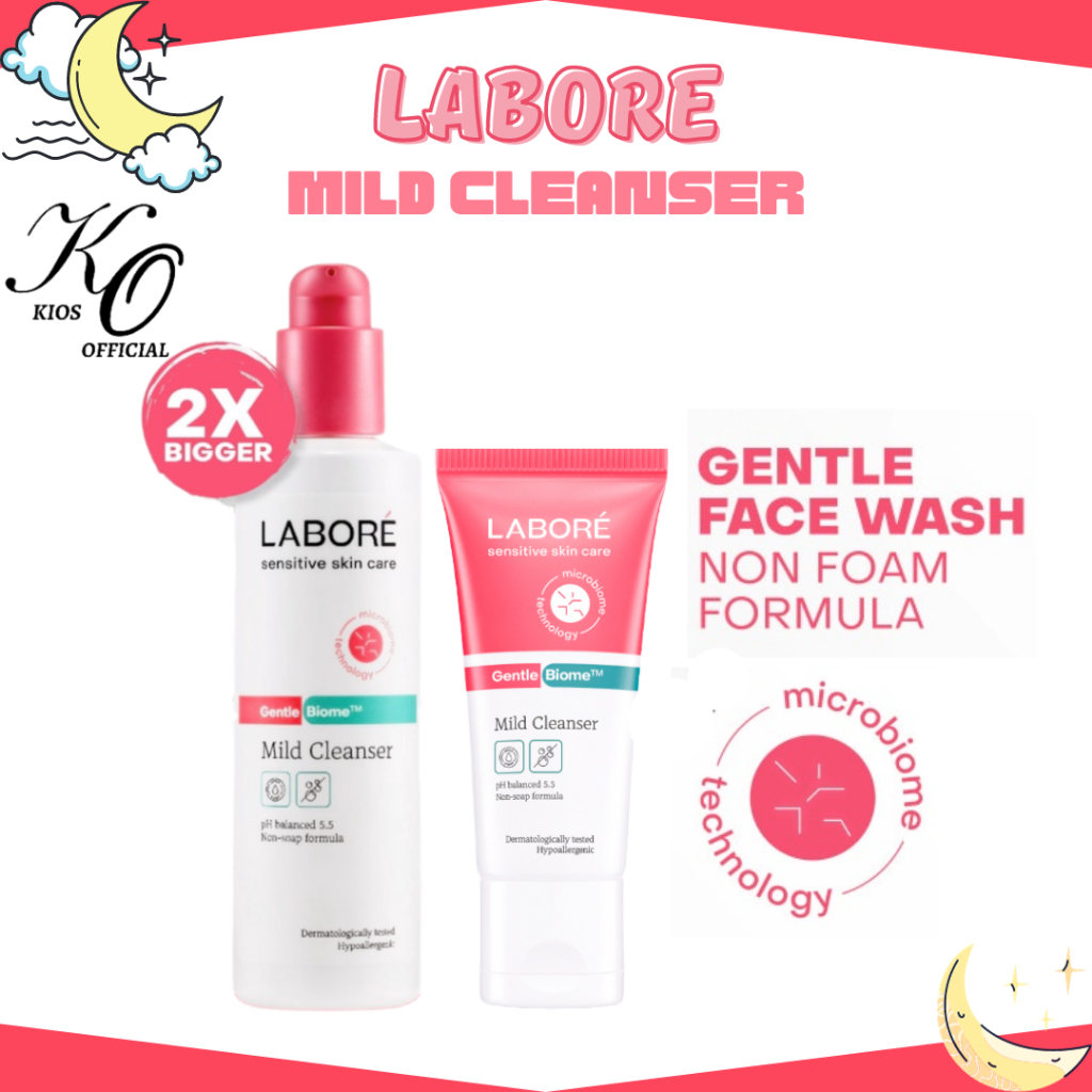 Jual Labore Sensitive Skincare Gentle Biome Mild Cleanser 15ml,100ml ...