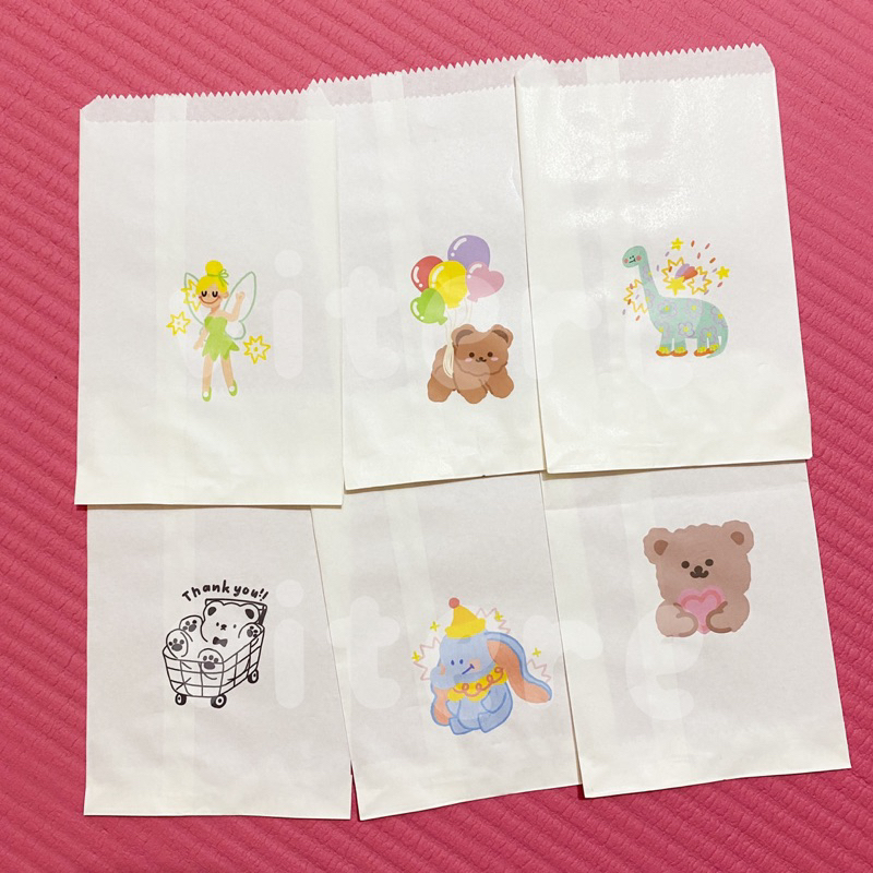 Jual AMPLOP PACKING - KERTAS ROTI - CUTE ENVELOPE - WHITE PAPER BAG ...