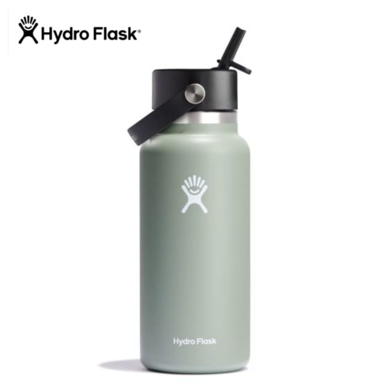 Jual HYDRO FLASK WIDE MOUTH FLEX STRAW CAP-AGAVE BERRY-(32OZ)-EQP-US ...