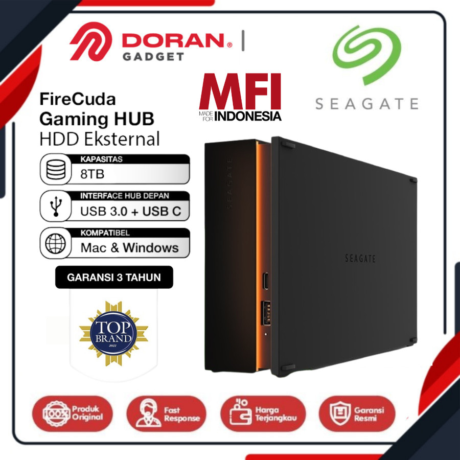 Jual Seagate FireCuda Gaming Hub 8TB USB3.0 Hardisk Eksternal - Garansi ...