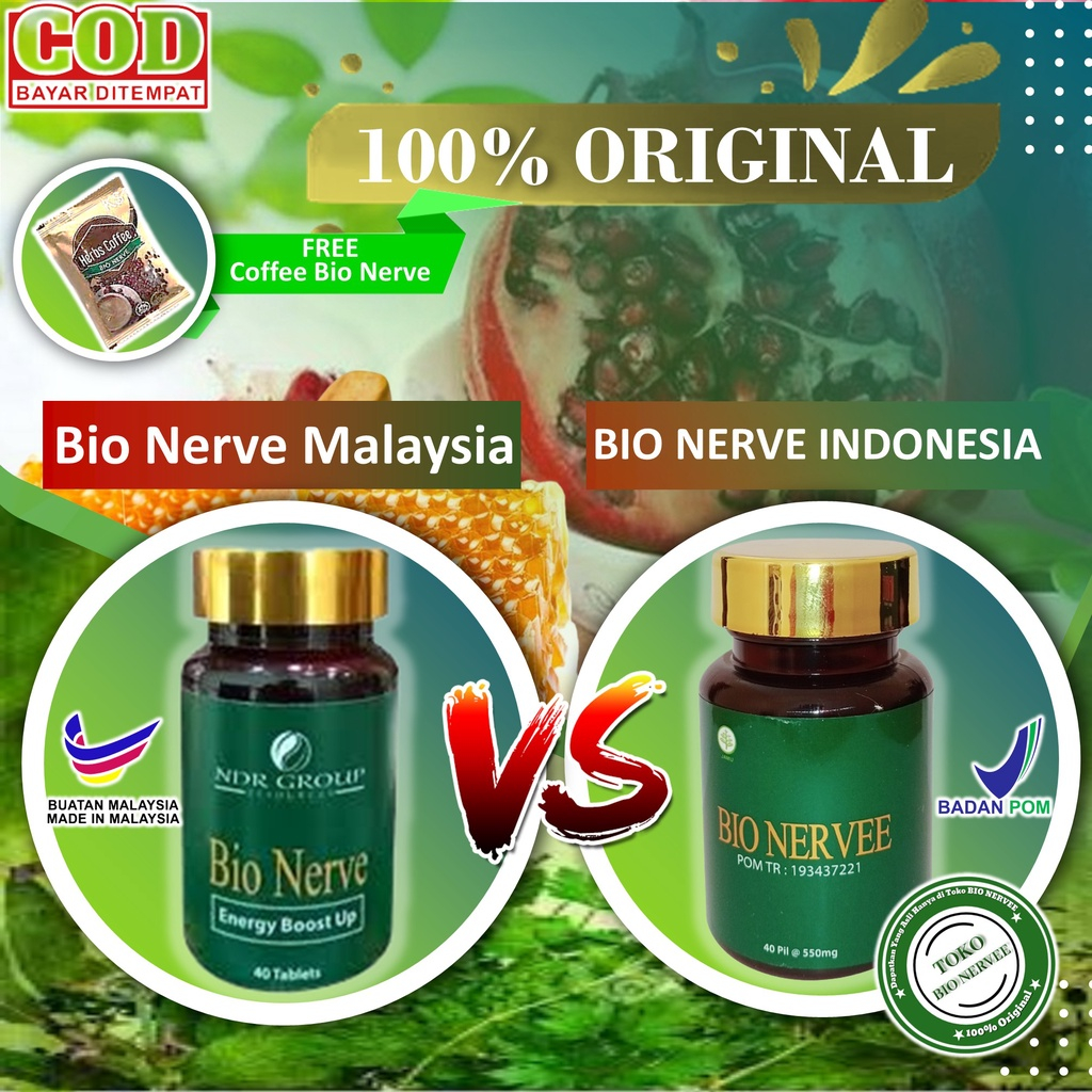 Jual Bio Nervee 100% Original BPOM INDONESIA dan Bio Nerve NDR Malaysia ...