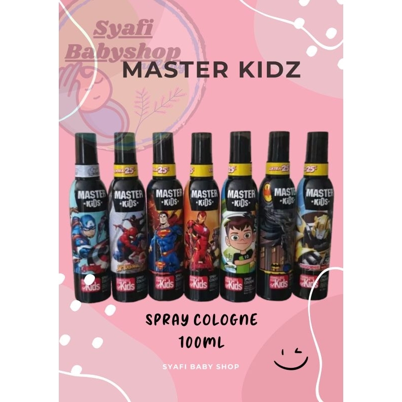 Jual MASTER KIDS SPRAY COLOGNE, PARFUM ANAK MASTER KIDS 100ml | Shopee ...