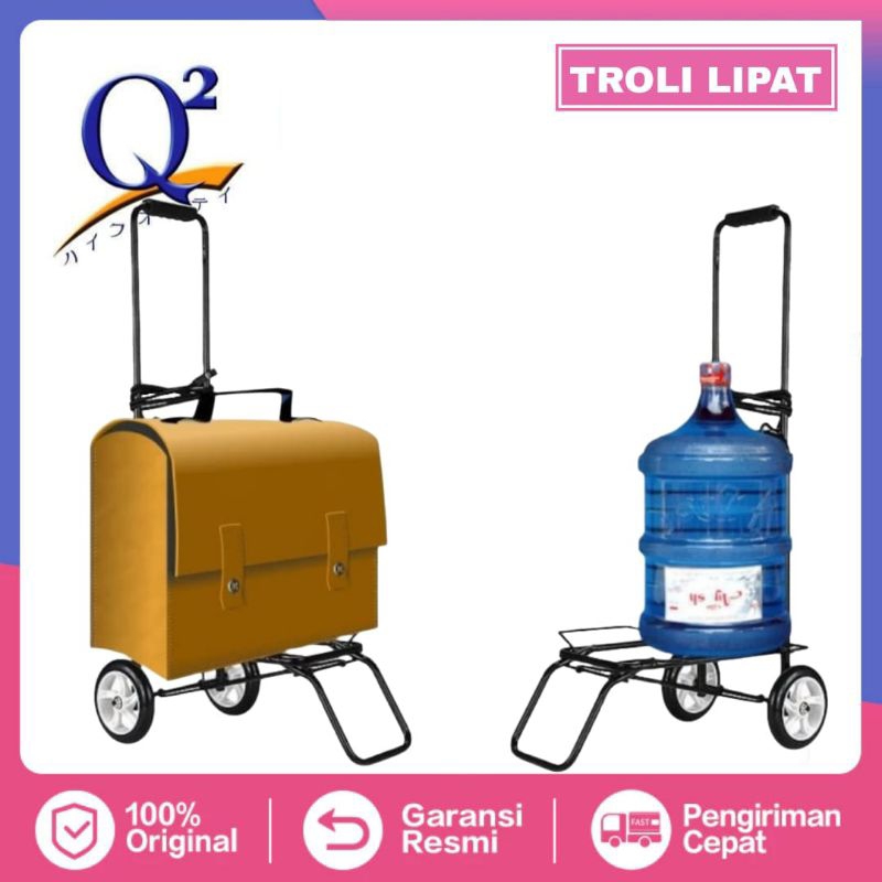 Jual [COD] Troli lipat besi serbaguna + tali/ Alat angkut barang ...