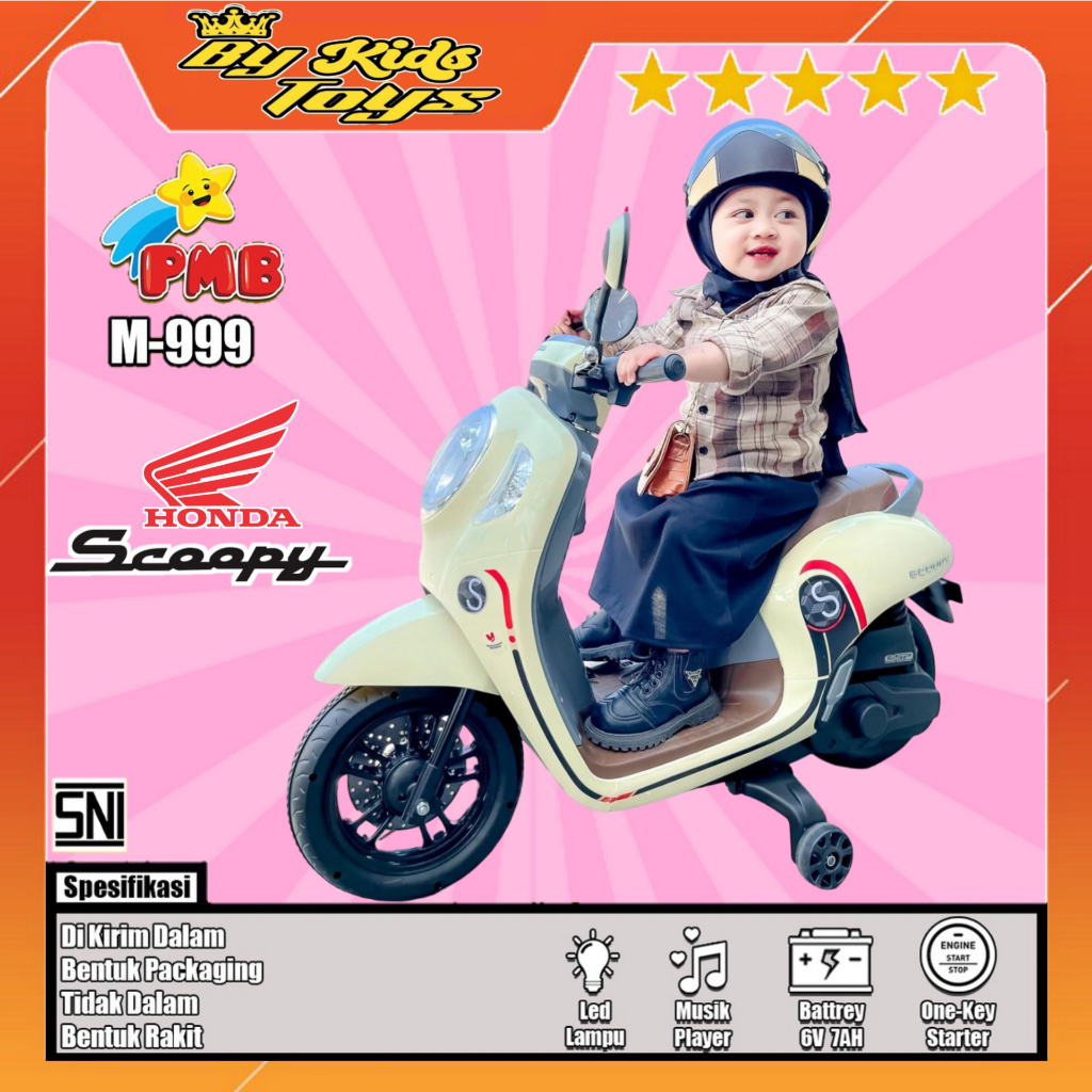 Jual Mainan Anak Motor Aki Murah!!! Honda PCX / Scoopy Cocok Untuk Kado ...