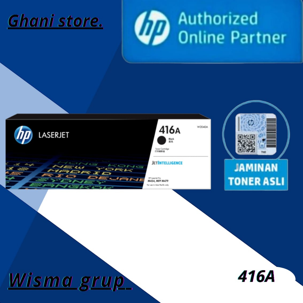 Jual Toner hp laserjet 416A black ( W2040A ) | Shopee Indonesia