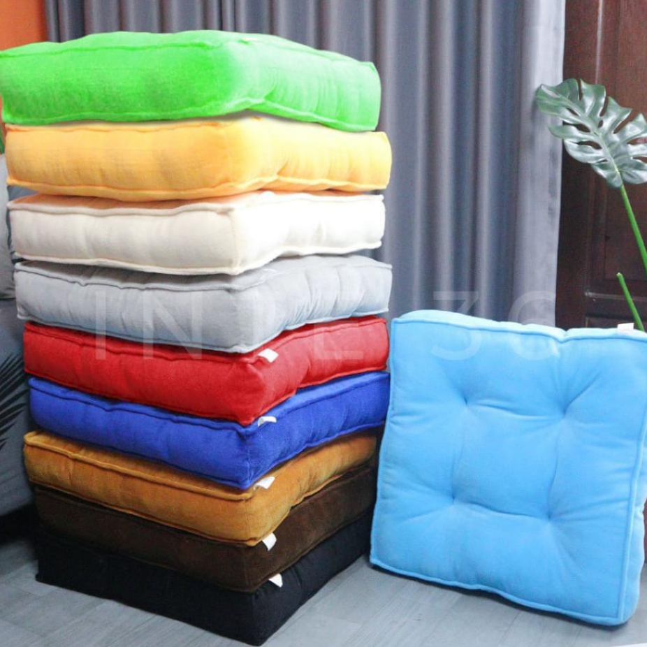 Jual INT Bantal Duduk Lantai Lesehan Besar Jumbo Ukuran 10x60x60 - Abu ...