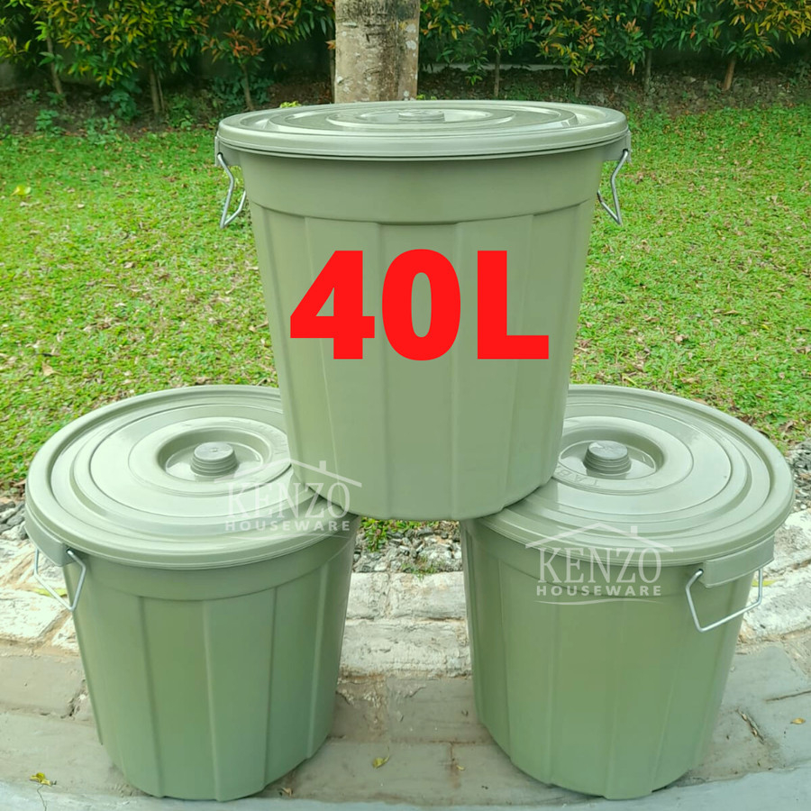 Jual KARGO Ember 40 Liter Tutup TABITHA Ember Air Warna Kamar Mandi ...