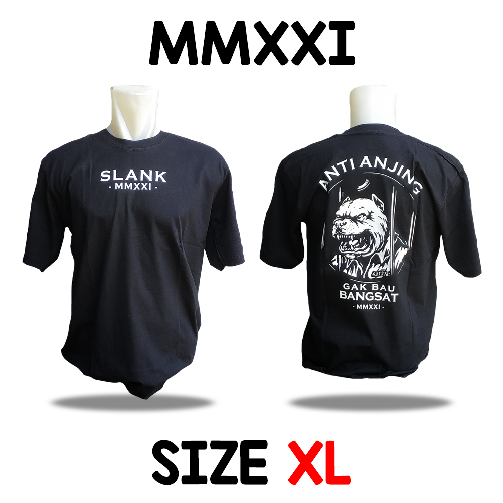 Jual SLANK MMXXI - BLACK - LENGAN PENDEK - 100% ORIGINAL MADE IN ...