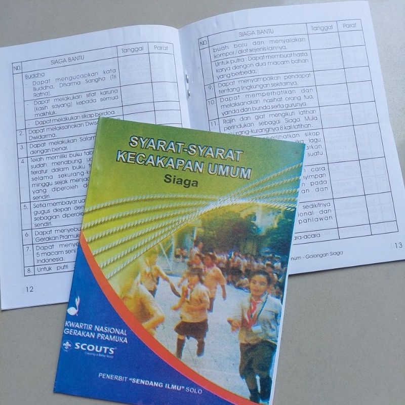 Jual Buku Saku Pramuka_SKU siaga penegak_SKKT siaga penegak | Shopee ...