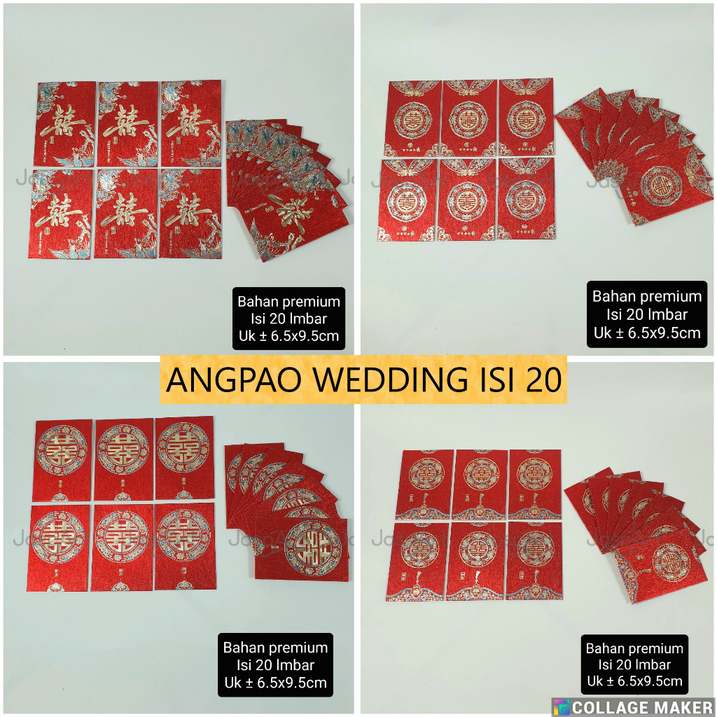 Jual ANGPAO WEDDING PPENDEK AMPLOP WEDDING ANGPAO SANGJIT ANGPAO SUSU ...