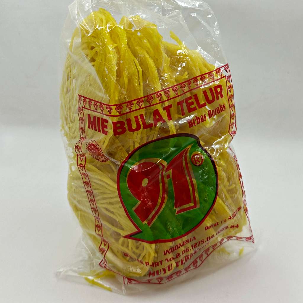 Jual Kerupuk Mie Bulat Telur Cap 91 Medan 450g / Kerupuk Mie Telor ...