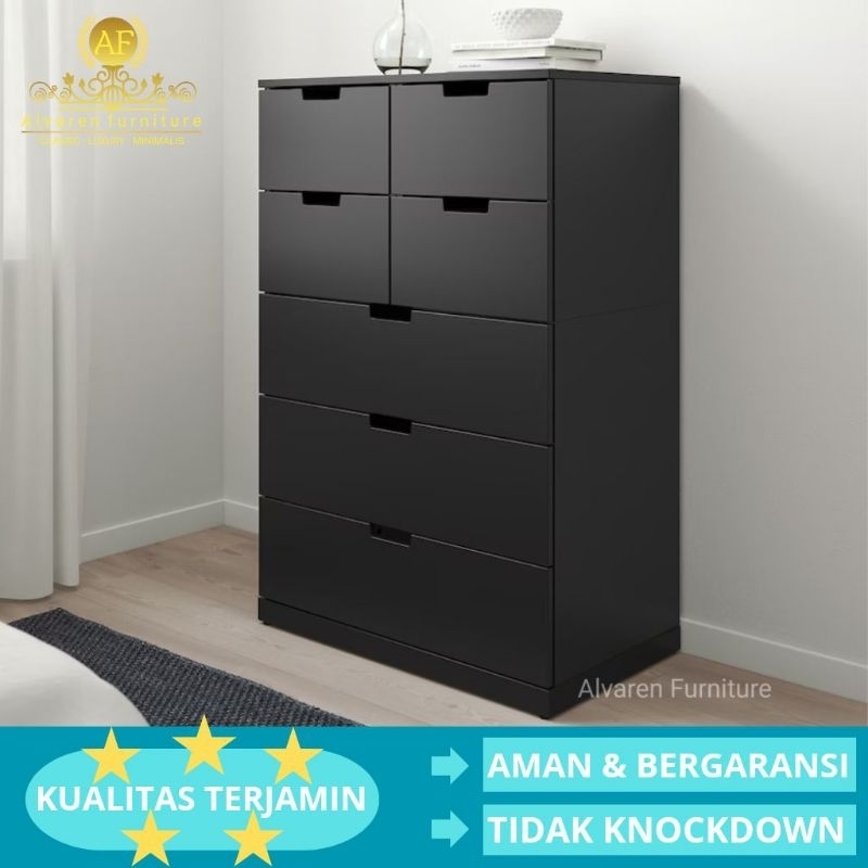 Jual Drawer Lemari Pakaian Nakas Minimalis 7 Laci penyimpanan | Shopee ...