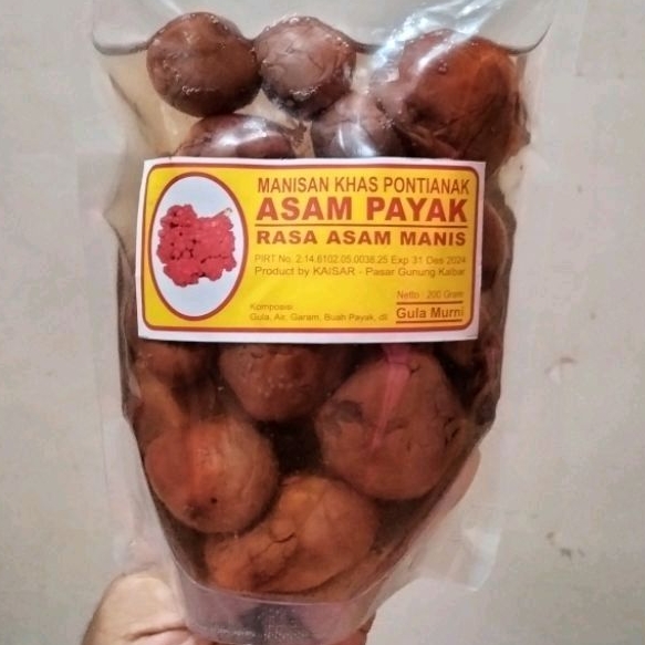 Jual KAISAR Asam Payak Basah (200g) Asinan Buah Kelubi / Salak Hutan ...