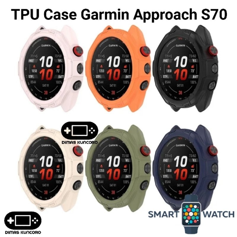 Jual TPU Case Garmin Approach S70 silicone silicon 42mm 47mm protector ...
