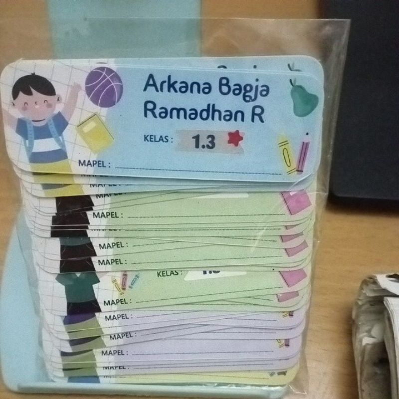 Jual Label nama Arkana Bagja Ramadhan | Shopee Indonesia