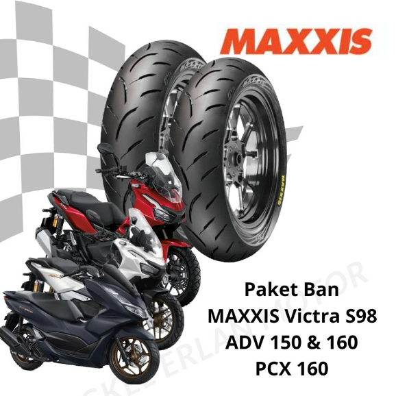 Jual PAKET SET BAN SEPEDA MOTOR ADV 150 PCX 160 MAXXIS VICTRA | Shopee ...