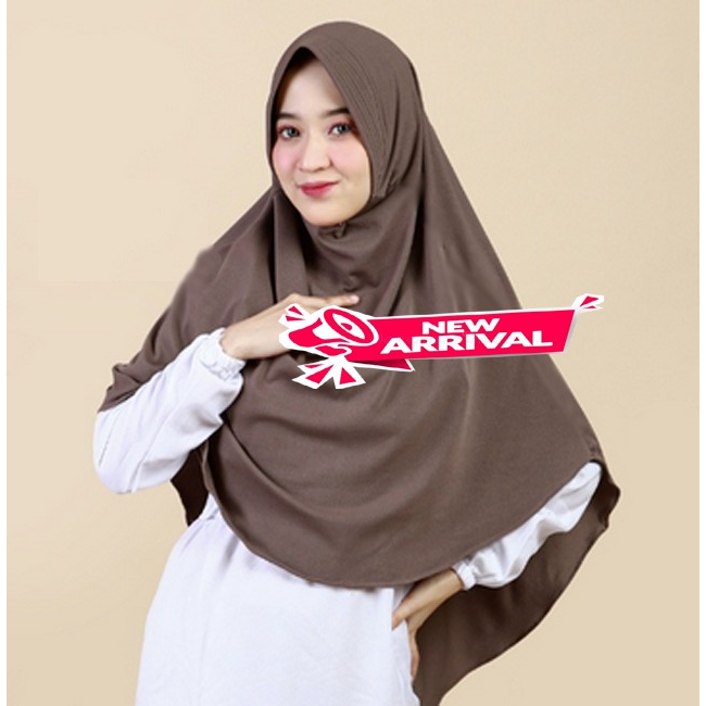 Jual NEW MODERN STYLE JILBAB SYAR'I WANITA MUSLIMAH HIJAB INSTANT POLOS ...