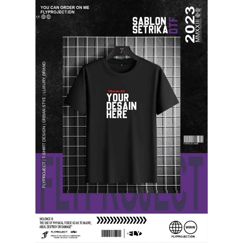 Jual CETAK SABLON DTF A3 SIAP PRESS / SABLON SETRIKA MURAH | Shopee ...