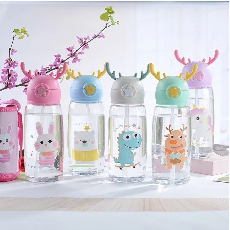 Jual Botol Minum Anak Tanduk Rusa Botol BPA Free Botol Anak 600ml | Shopee Indonesia