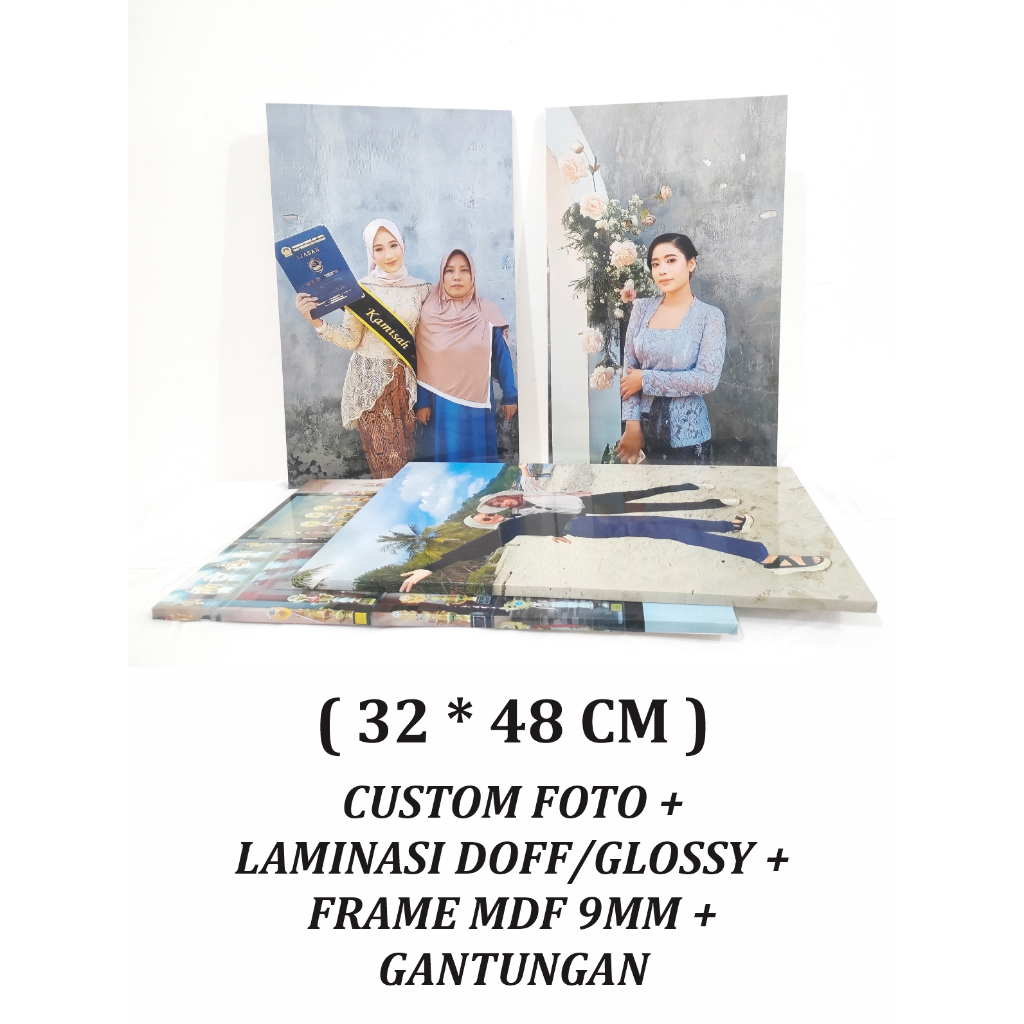 Jual PREMIUM CETAK FOTO 24R (32*48CM) + LAMINASI DOFF/GLOSSY + FRAME ...