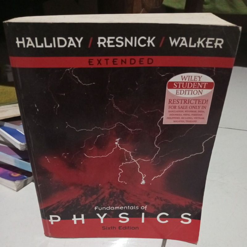 Jual BUKU ORIGINAL - FUNDAMENTALS OF PHYSICS SIXTH EDITION | Shopee ... Jual BUKU ORIGINAL - FUNDAMENTALS OF PHYSICS SIXTH EDITION | Shopee ...