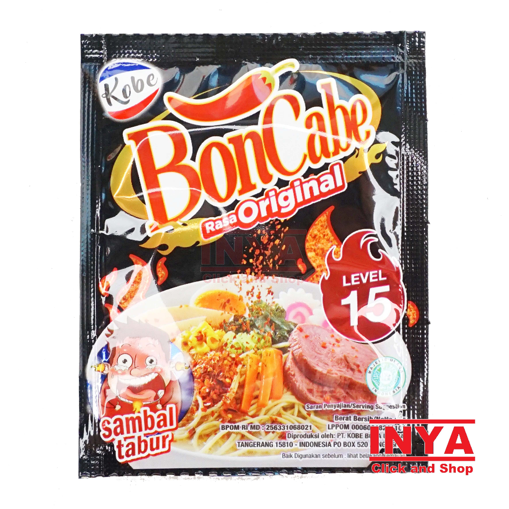 Jual Kobe Bon Cabe Rasa Original Level 15 Kemasan Sachet 6gr - Sambal ...