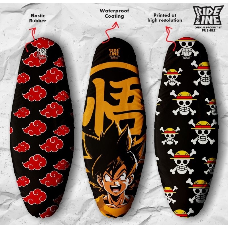 Jual RIDELINE - SARUNG COVER JOK MOTOR FULL PRINT WATERPROOF ANIME ...