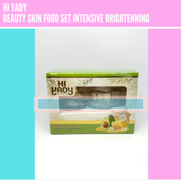 Jual HI YADY BEAUTY SKIN FOOD SET INTENSIVE BRIGHTENNING CREAM AND ...