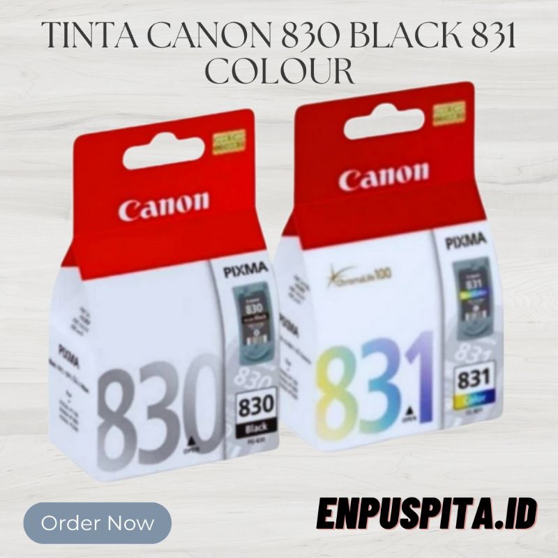 Jual Tinta canon 830 Black Tinta canon 831 Colour | Shopee Indonesia