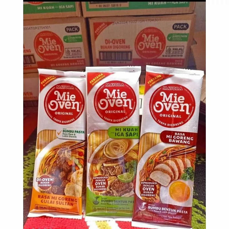 Jual PROMO Mie Mi Instan Oven Mayora Kuah Goreng Iga Sapi Bawang 71 ...