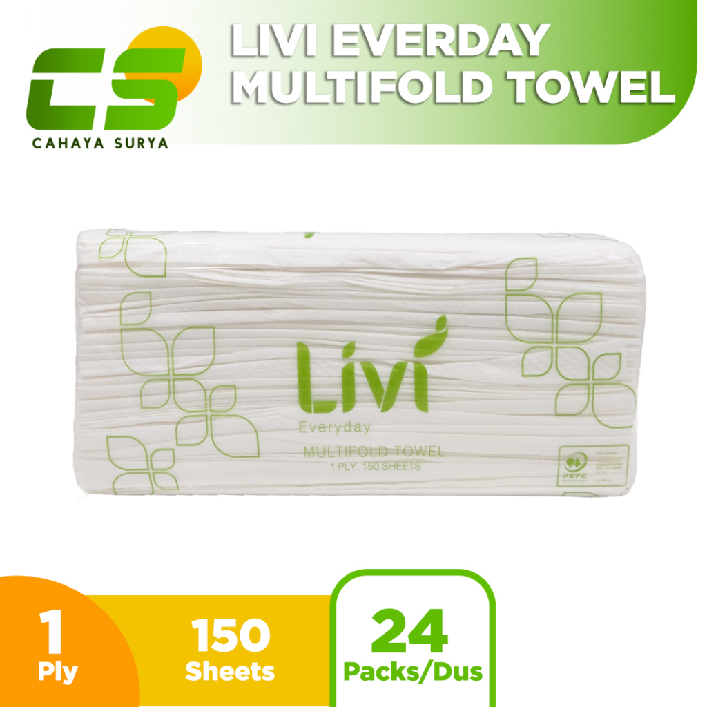 Jual Tisu - Tissue LIVI - Evo Smart Multifold Towel (150s/1ply ...
