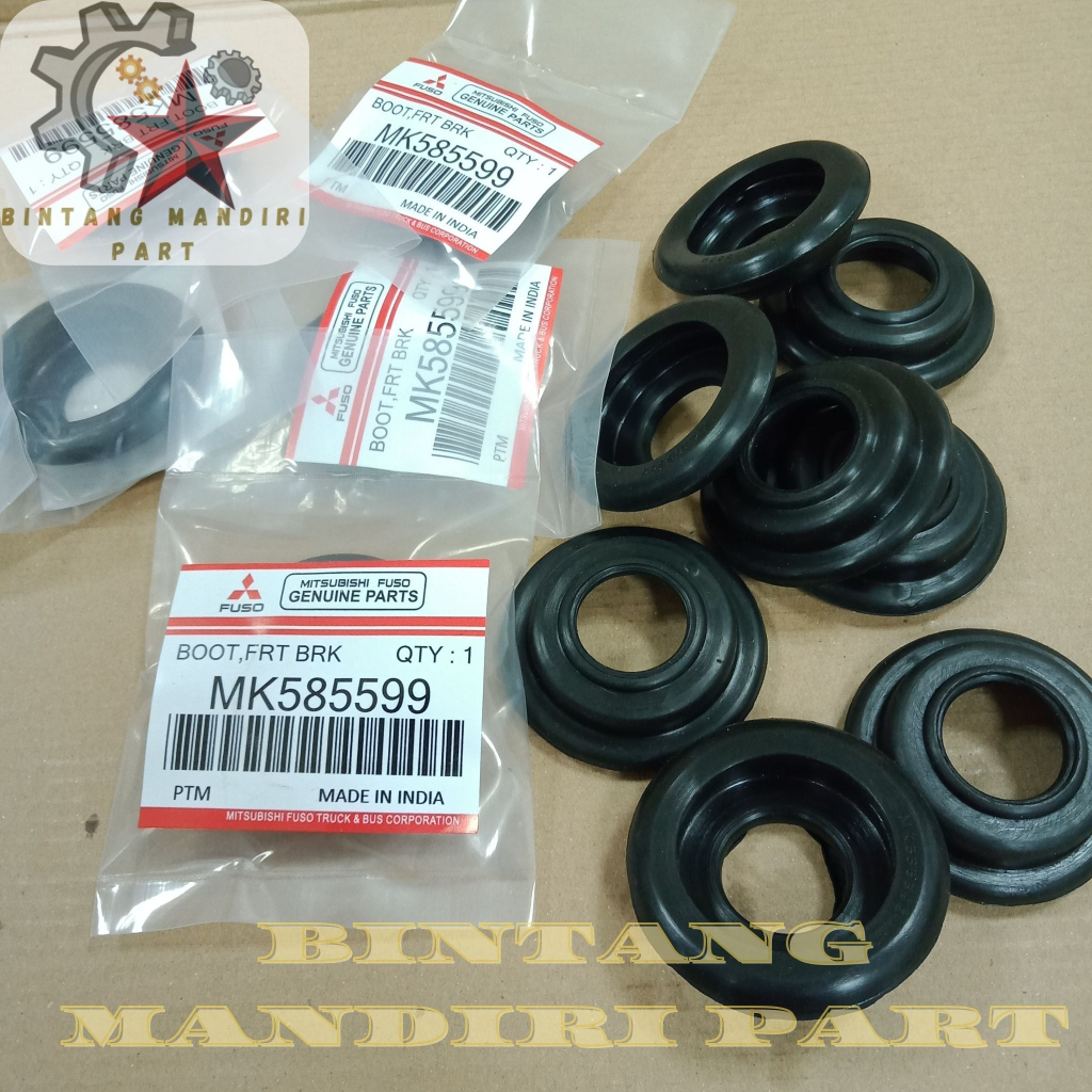Jual KARET TUTUP ABU DEPAN/BOOT FRT BRAKE CANTER PS125/136 HDX MK585599 ...
