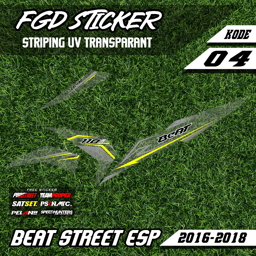Jual STRIPING BEAT STREET TRANSPARAN /ESP BEAT FI TAHUN 2017-2019 LIST ...