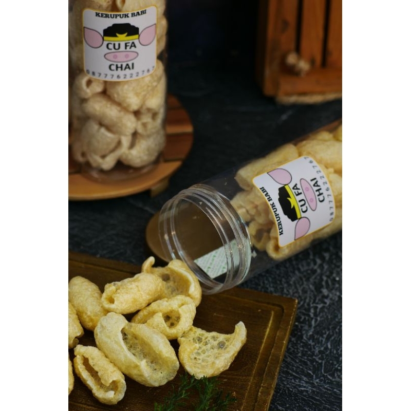 Jual Kerubi Kerupuk Kulit Babi CU FA CHAI | Shopee Indonesia