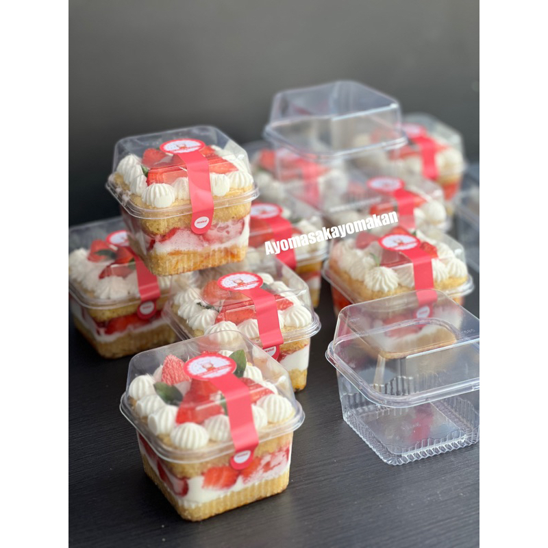 Jual Mika Pudding Persegi 250ml isi 10 | Shopee Indonesia
