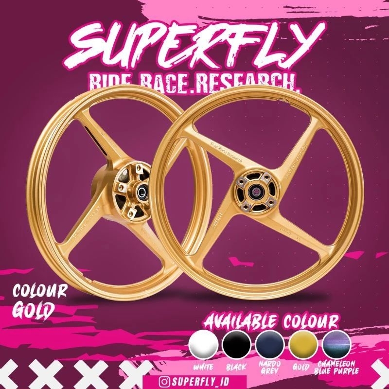 Jual VELG MX KING SUPERFLY PROJECT X GOLD | Shopee Indonesia